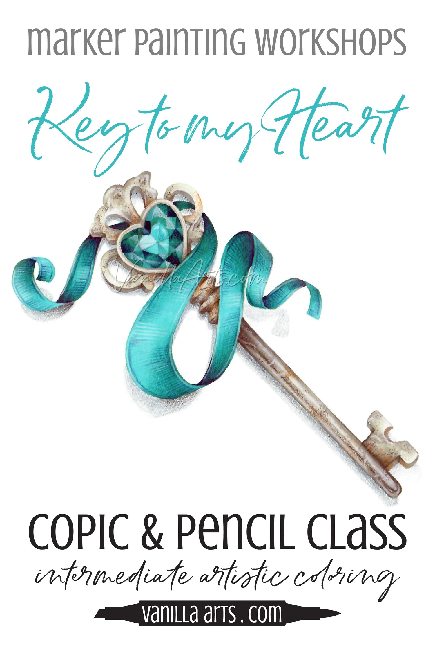 Best Beginner Copic Blends: Blue-Green BG Marker Combinations (aqua and ...