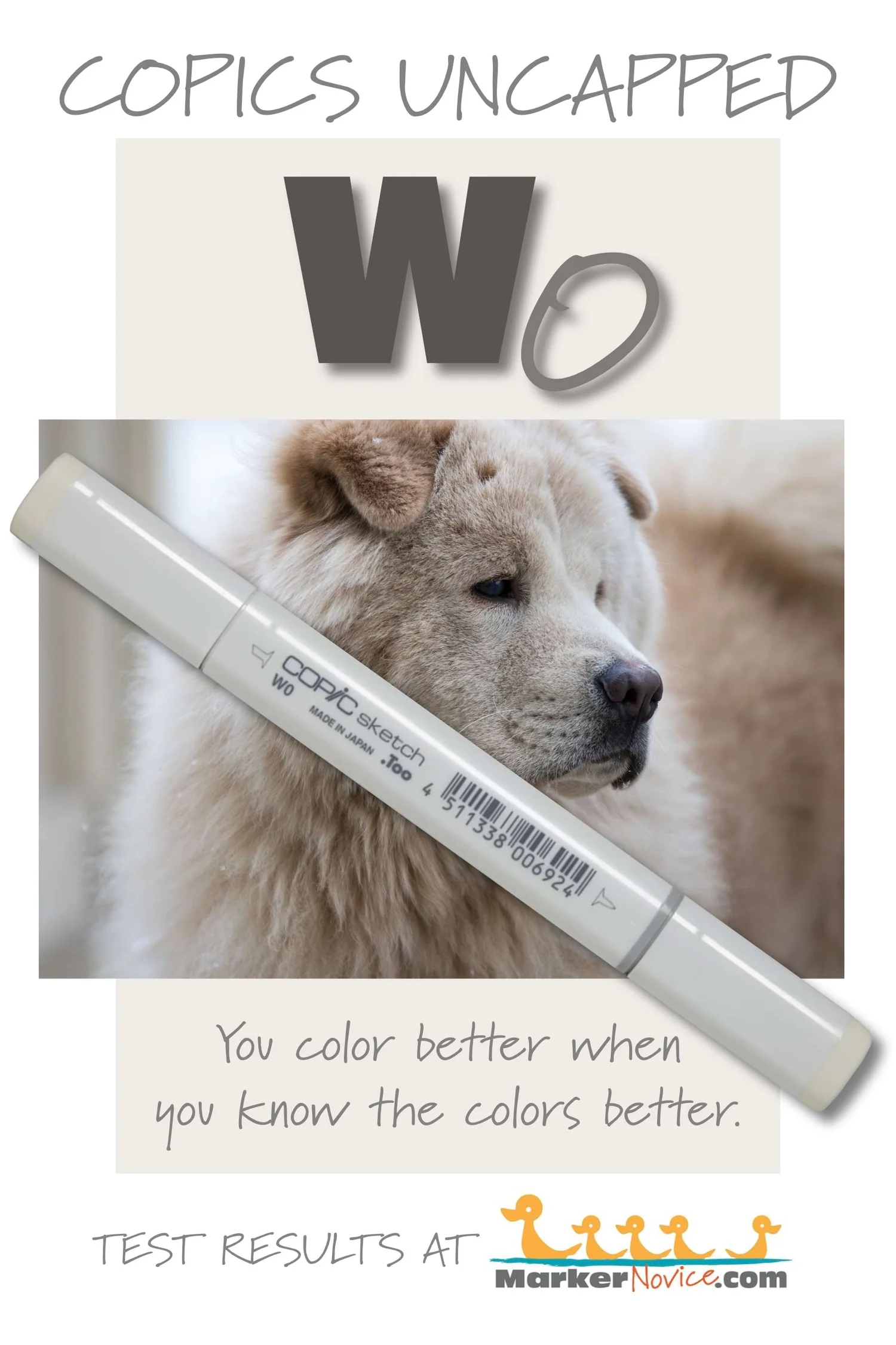 W0 Warm Gray No. 0: Copics Uncapped (Marker Swatch, Ink Testing ...