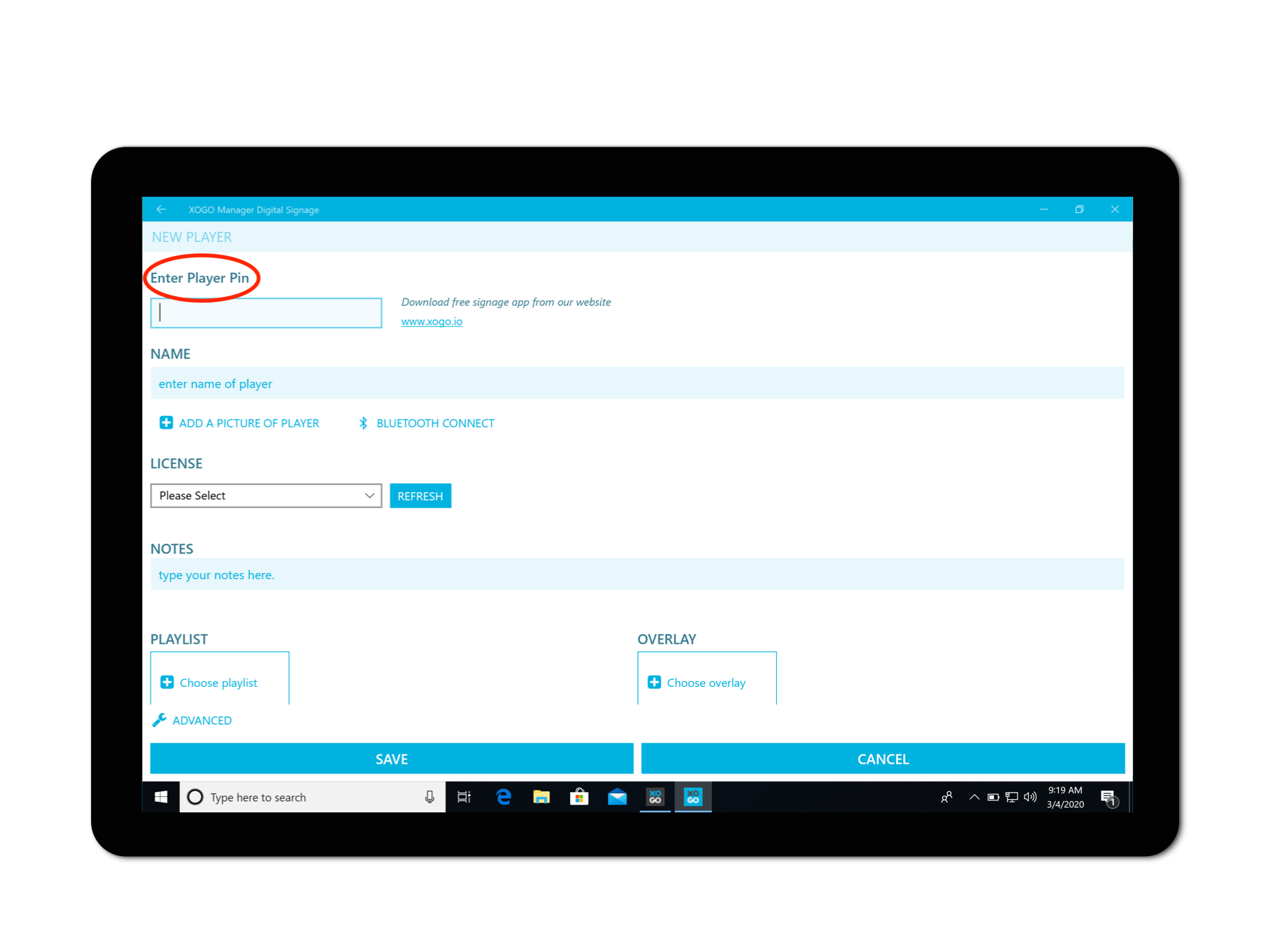 Getting Started Instructions | XOGO Digital Signage
