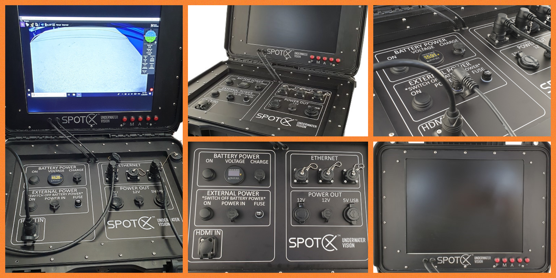 Custom Topside PC/ Drop Camera Video Consoles — Spot X Underwater ...