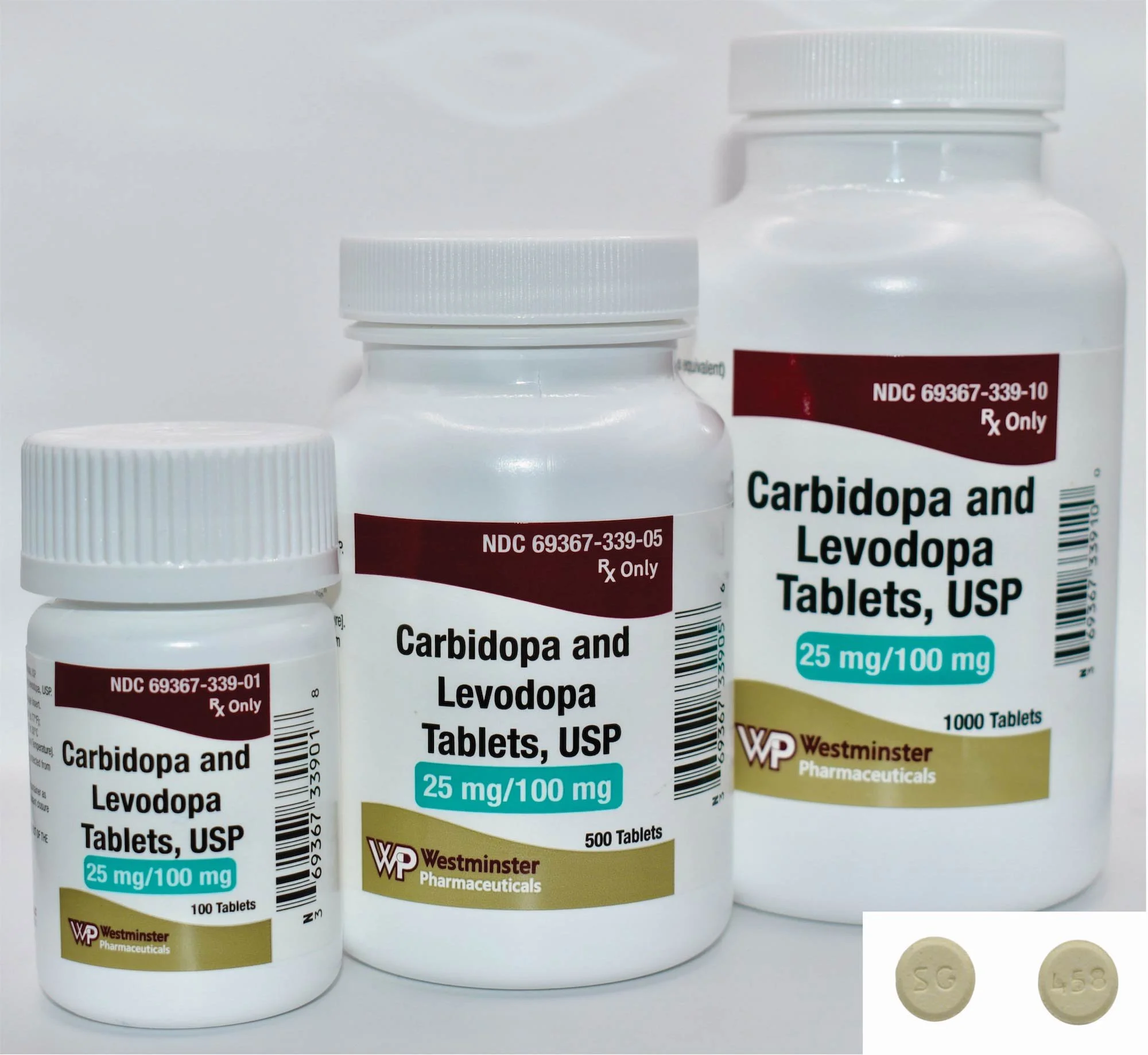 Carbidopa And Levodopa Tablets, USP — Westminster Pharmaceuticals