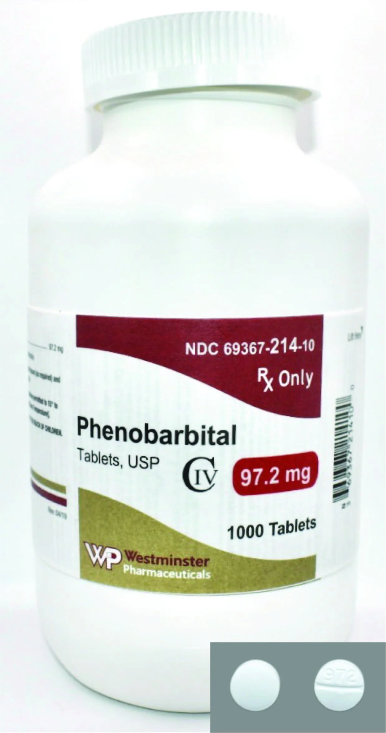 Phenobarbital Tablets USP Westminster Pharmaceuticals