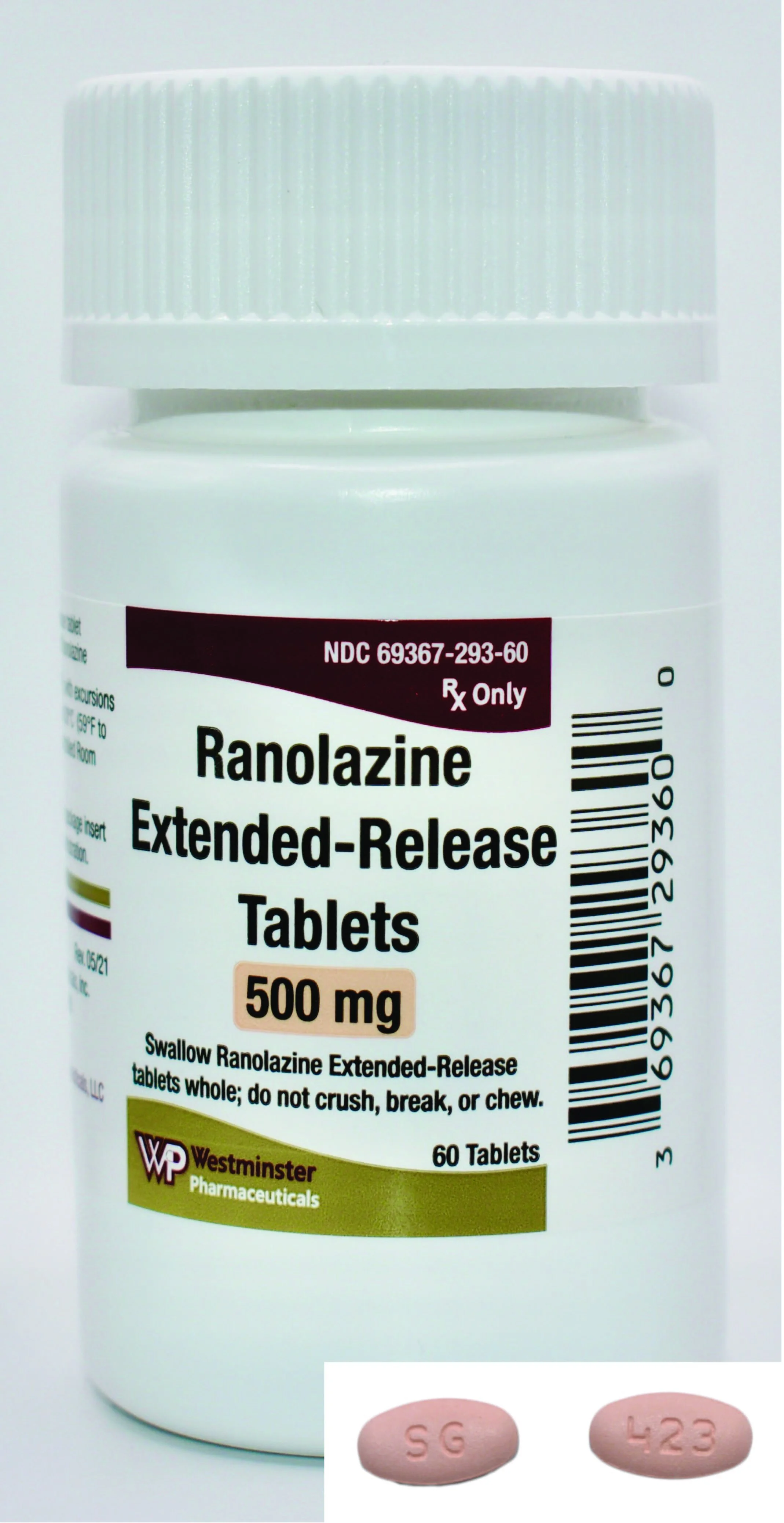 Ranolazine Extended-Release Tablets — Westminster Pharmaceuticals