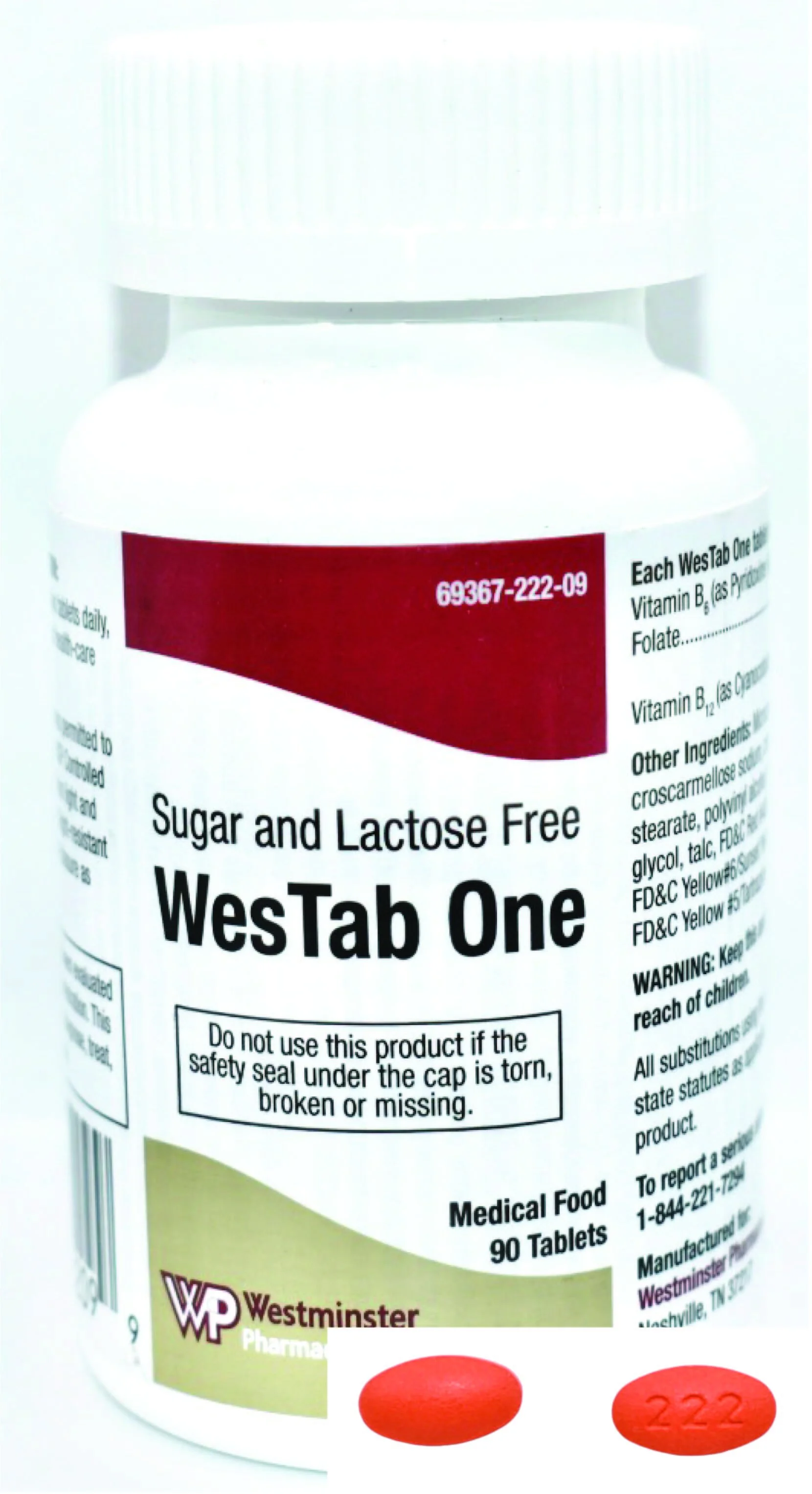 WesTab One — Westminster Pharmaceuticals