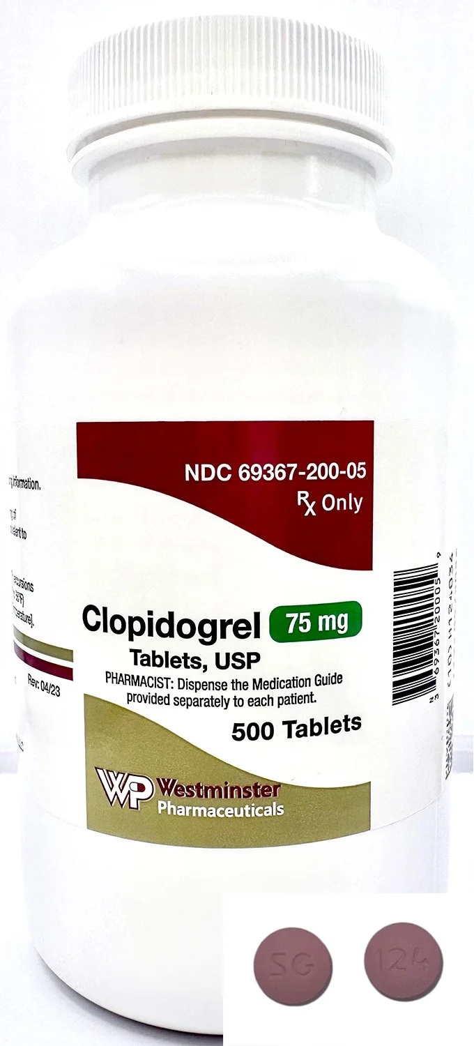 Clopidogrel Tablets, USP — Westminster Pharmaceuticals