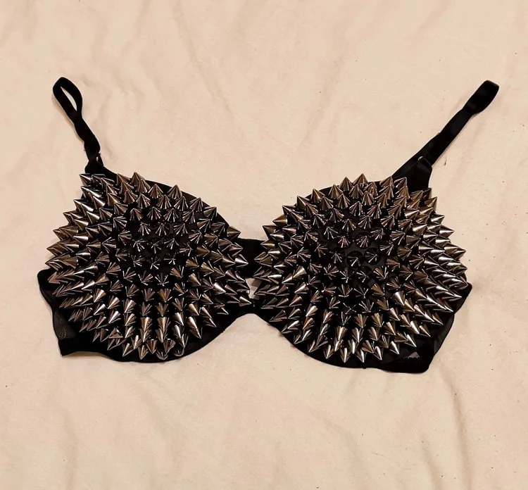 DIY Burlesque - How To Make A Spiky Punk Bra! - Burlesque with Paris ...