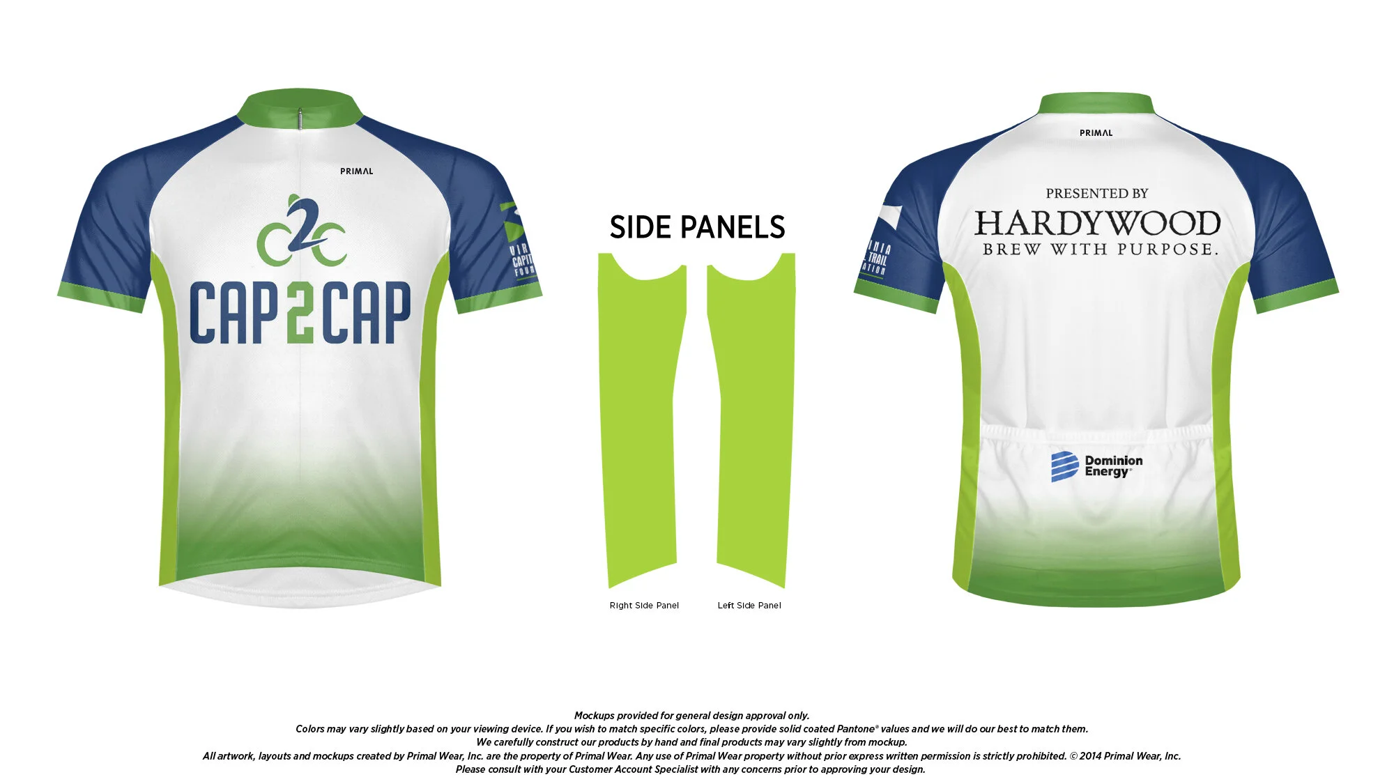 Official Cap2Cap 2019 Sport Cut Raglan Jersey — Virginia Capital Trail ...