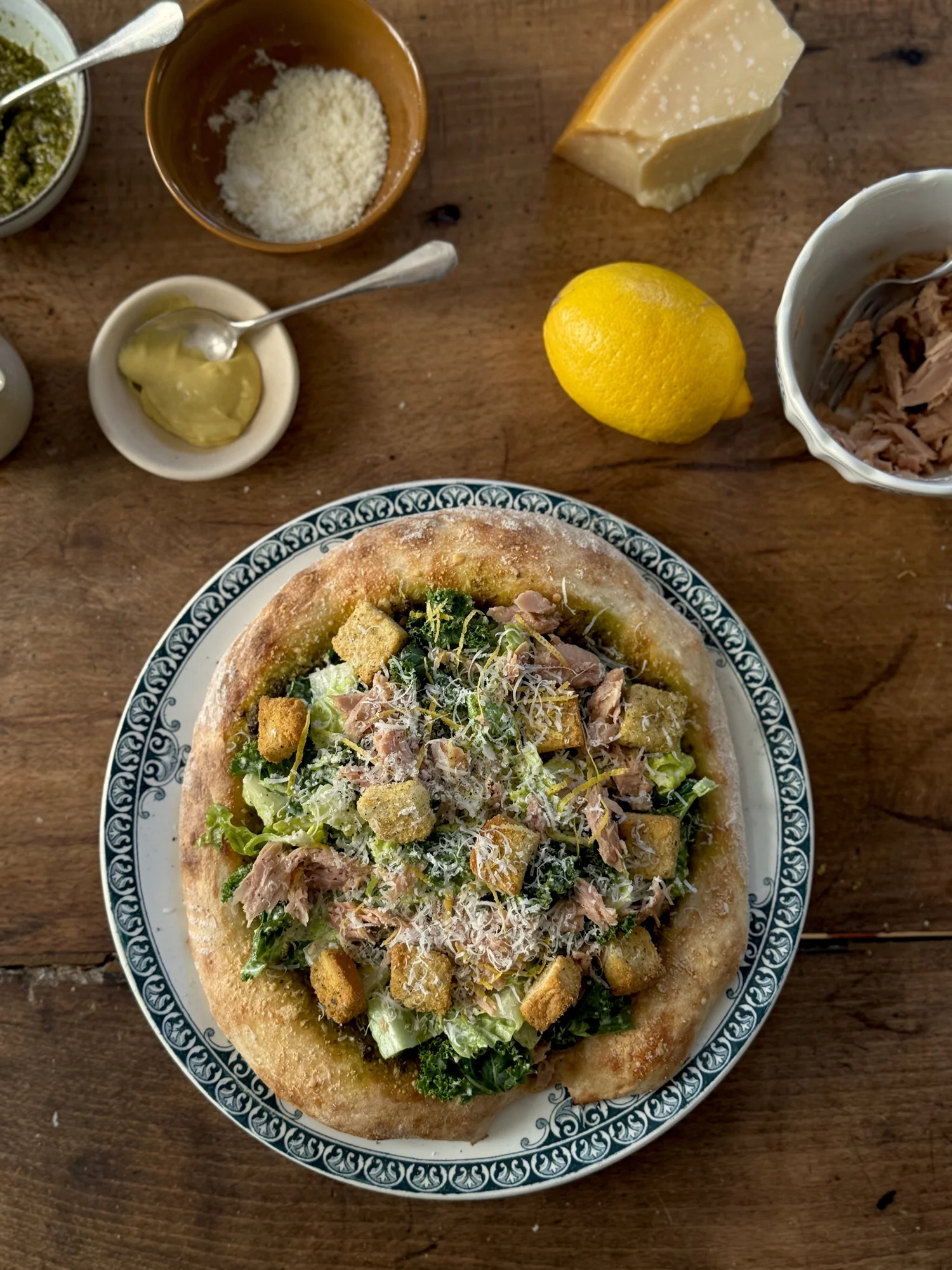 Caesar pizza — Miss Maggie's Kitchen