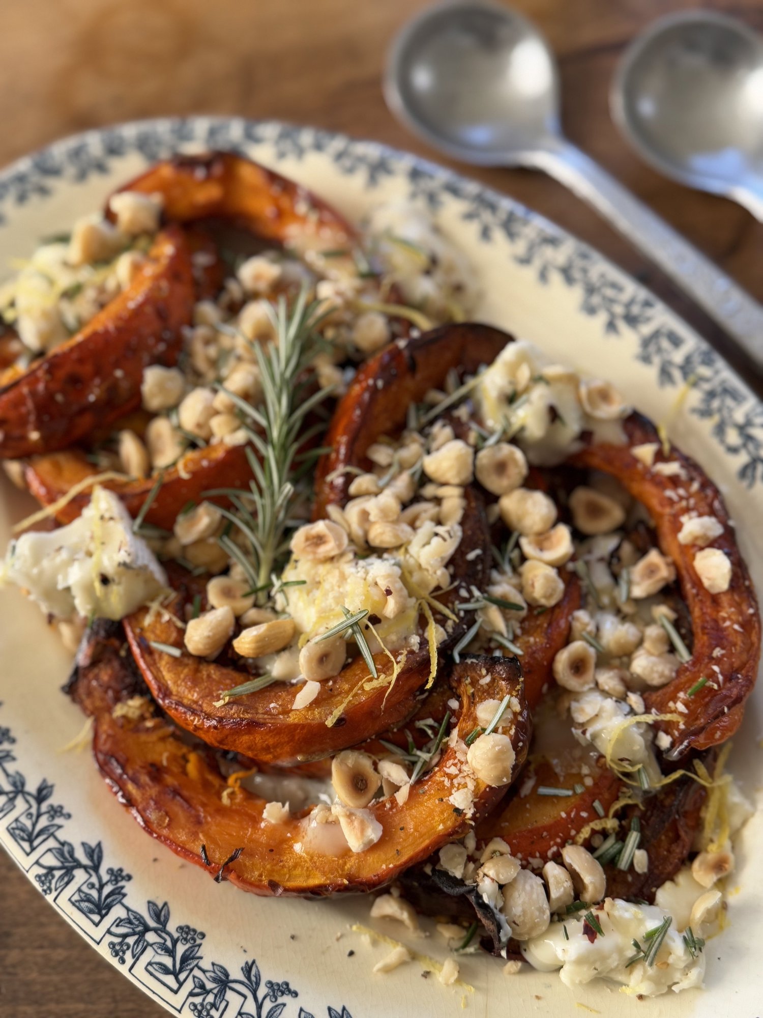Courge rôtie, gorgonzola & noisettes — Miss Maggie's Kitchen