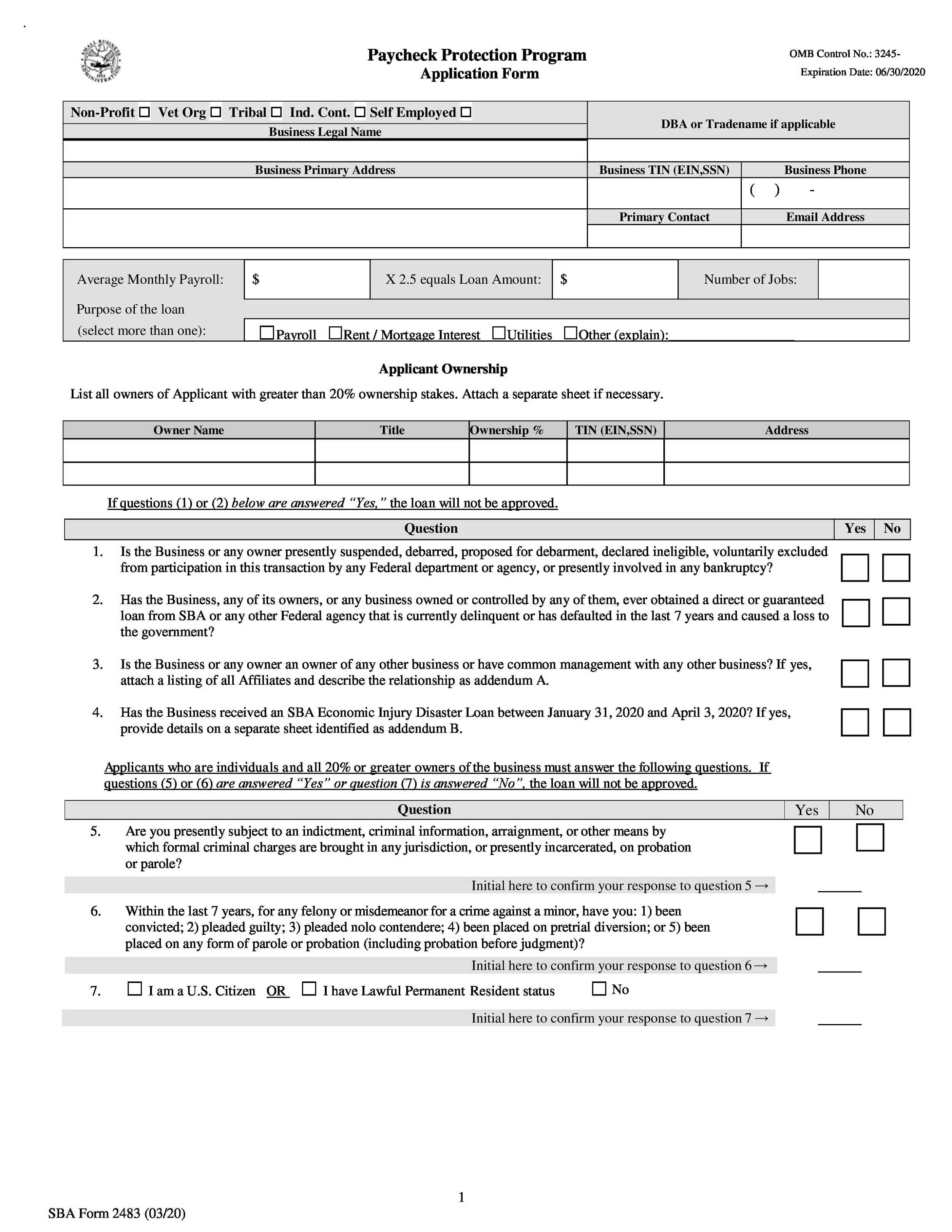 Paycheck Protection Program (PPP) Overview, Fact Sheet and Sample ...