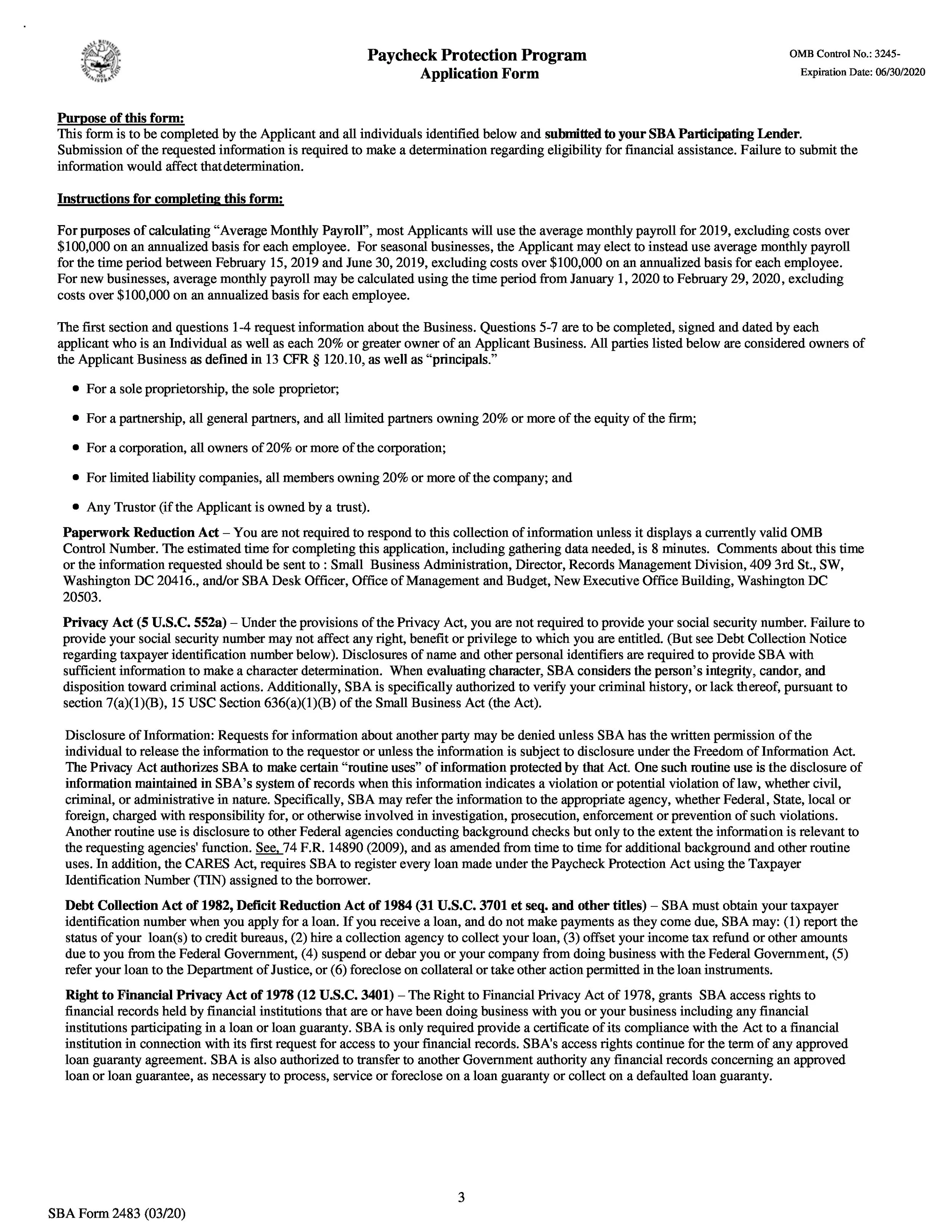 Paycheck Protection Program (PPP) Overview, Fact Sheet and Sample ...