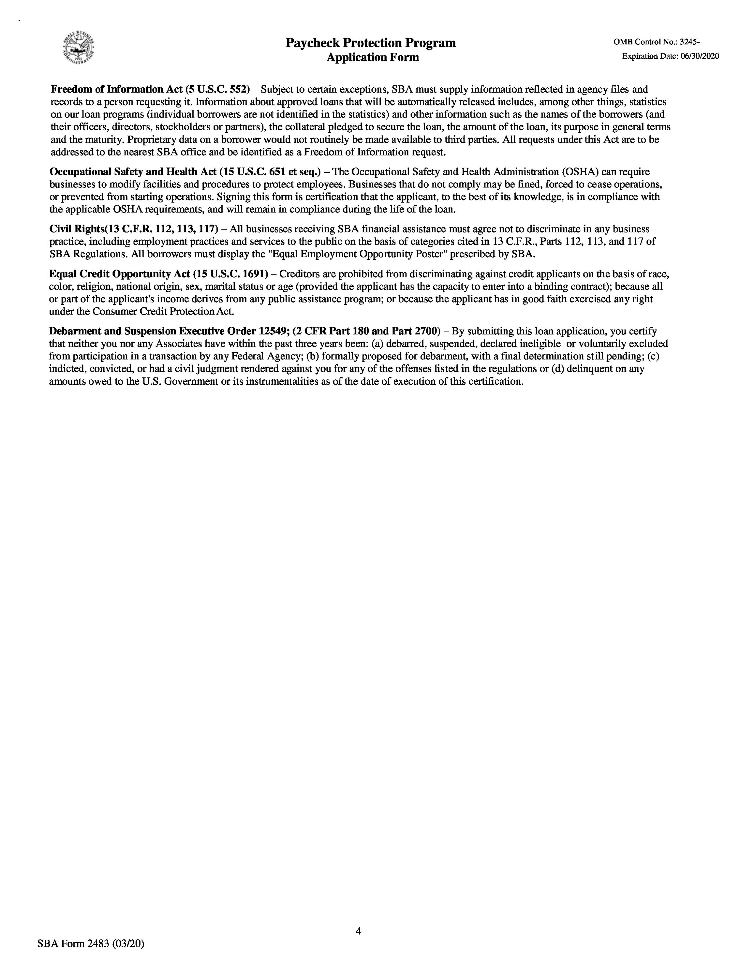 Paycheck Protection Program (PPP) Overview, Fact Sheet and Sample ...