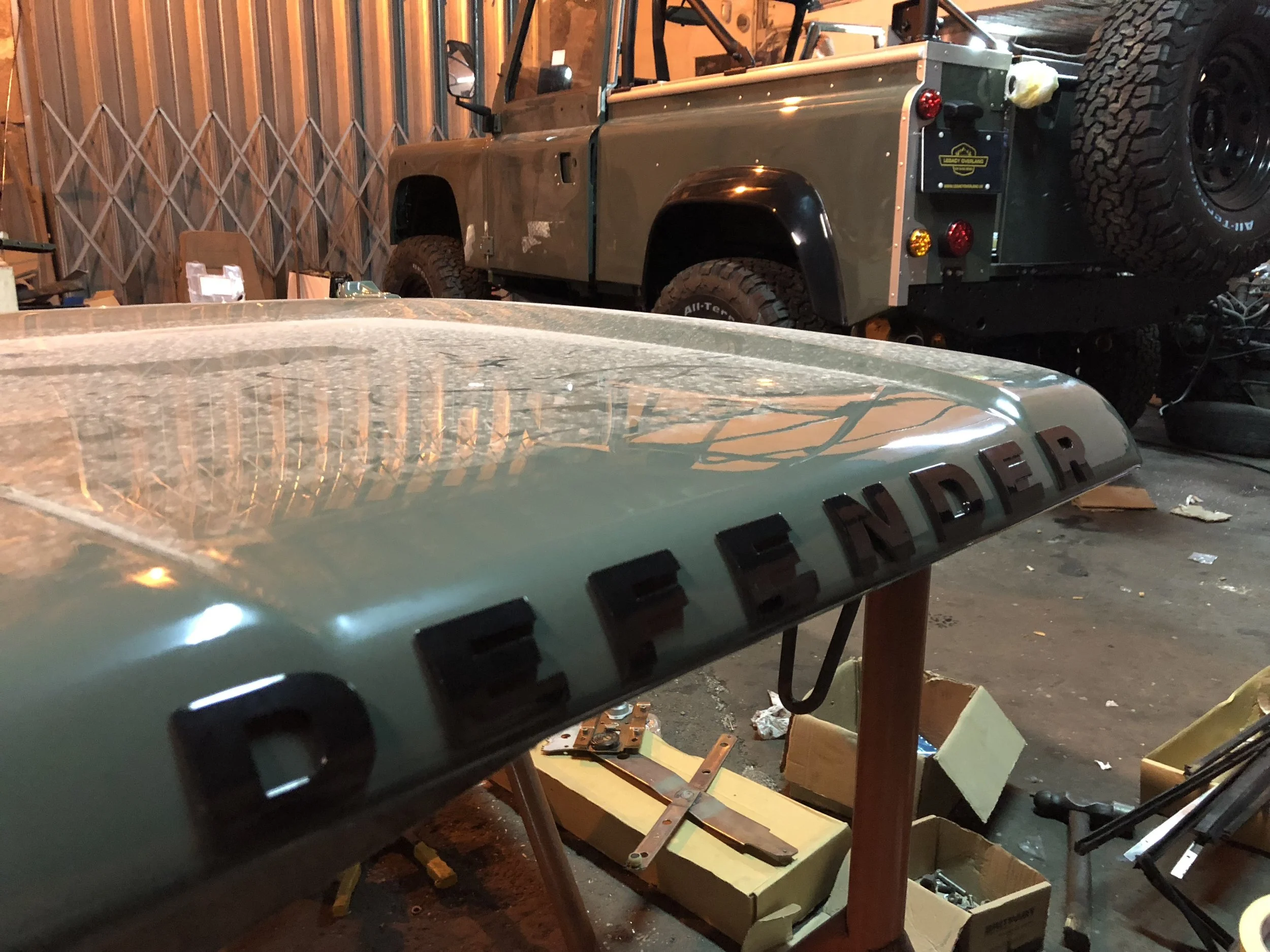 Defender 90 soft top — Legacy Overland