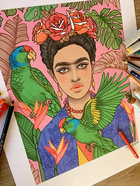 Frida Kahlo Bird