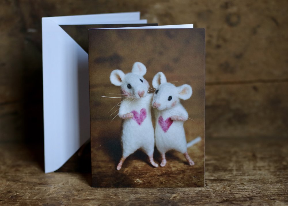 needle felted sculptures