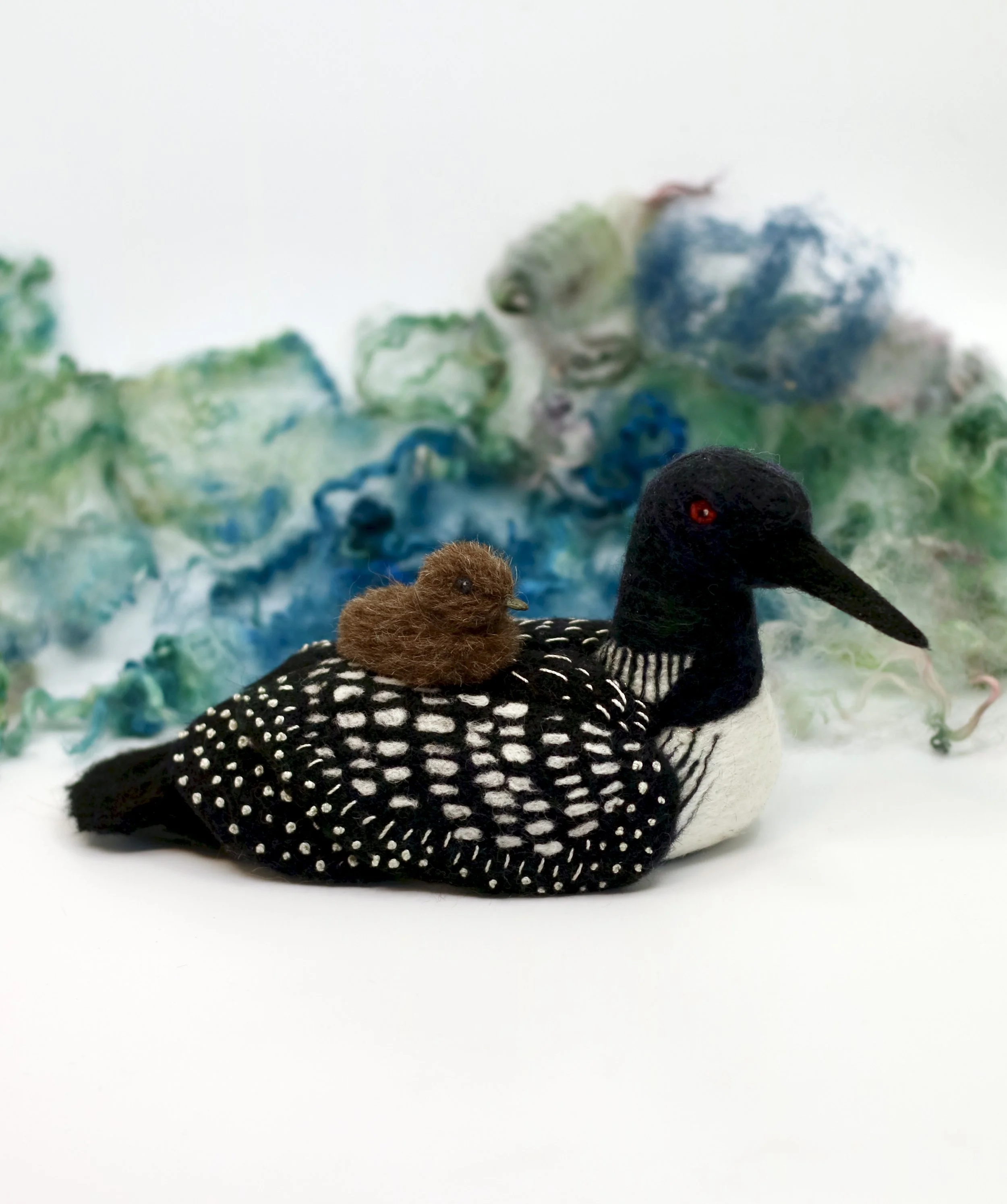 needle felted sculptures