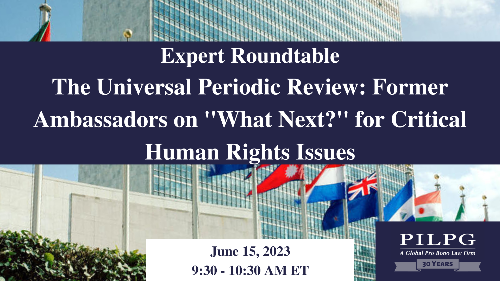 Universal Periodic Review: Former Amabssadors on "What's Next?" for ...