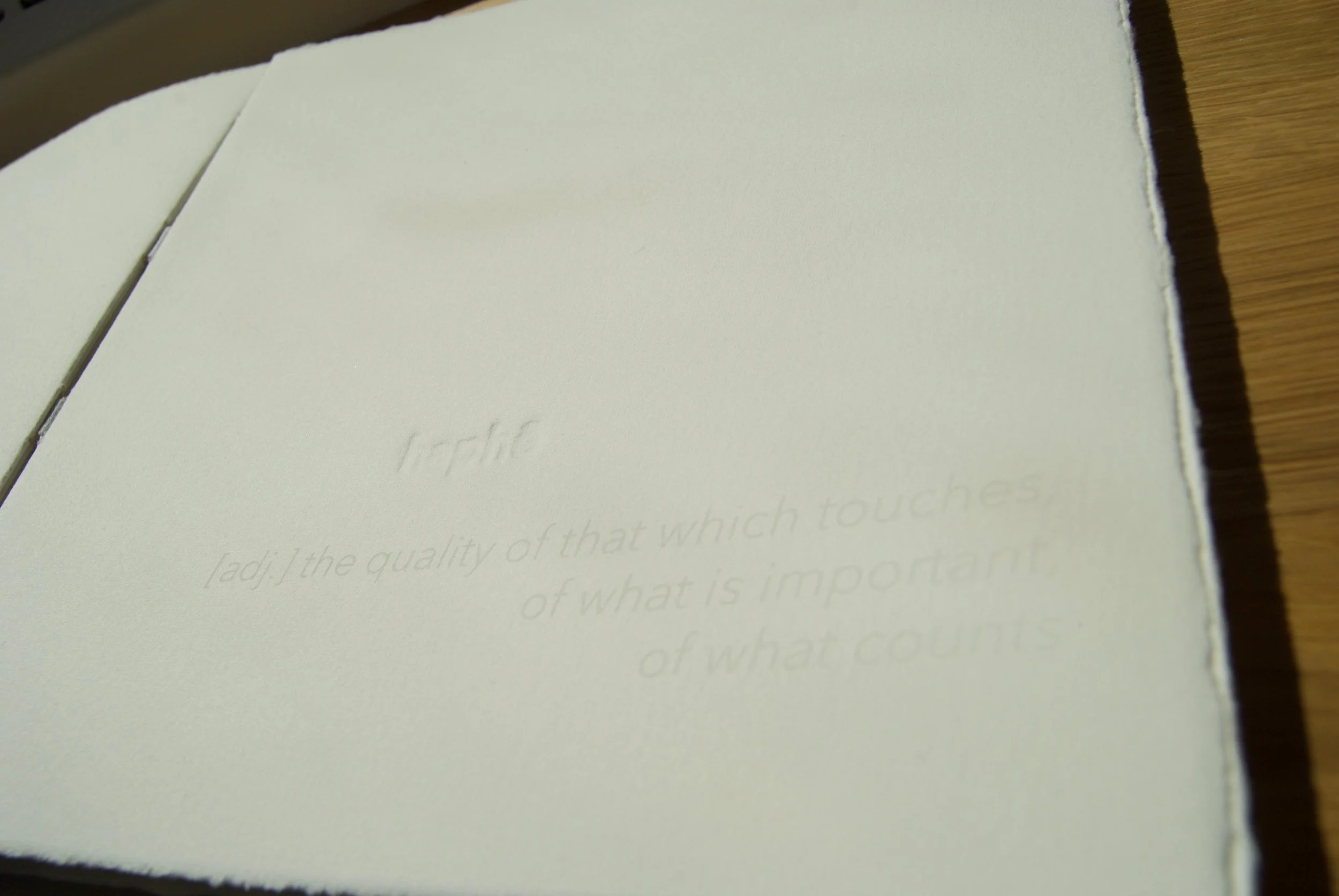 paper/print: g(r)aze — katie marie bruce