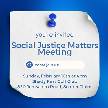 SJM Members Meeting — Social Justice Matters