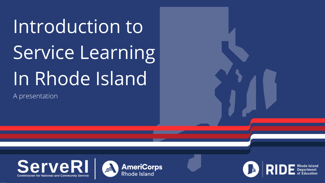 Youth Service Menu — ServeRI