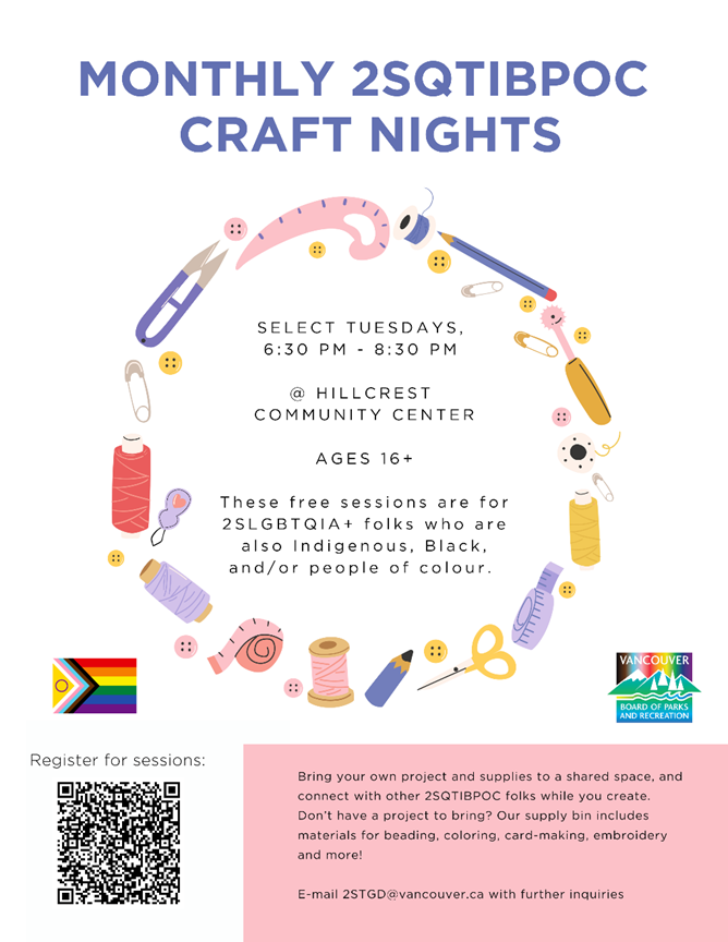 LGBTQ+ Event Posters • What's On Queer BC