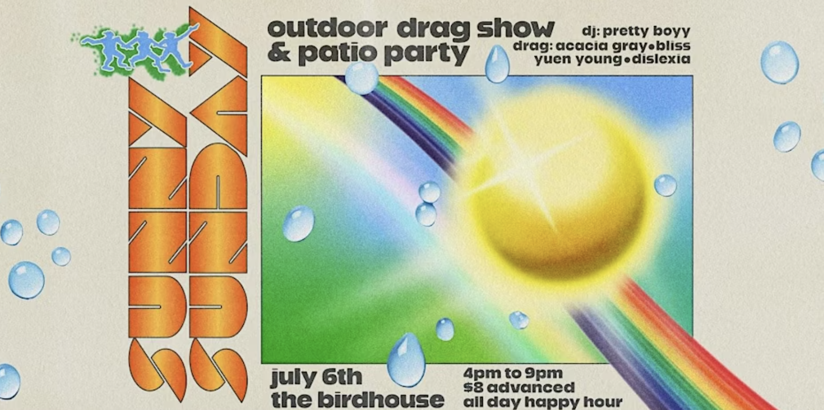 Sunny Sunday - Patio Drag Show • What's On Queer BC Magazine