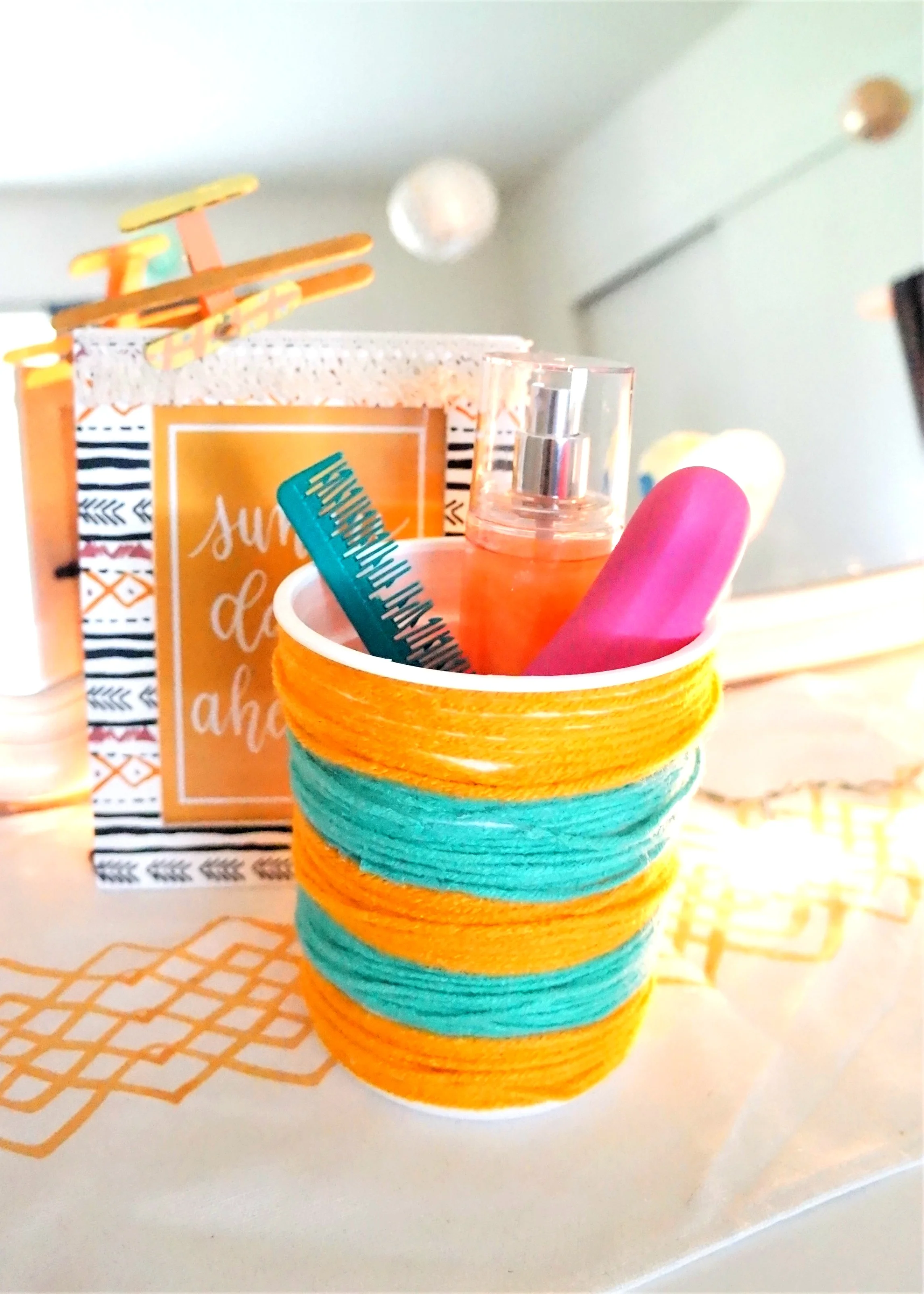 Yarn and Felt Wrapped Containers — All About Hope