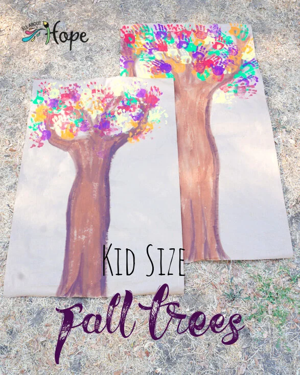 Kid Size Fall Trees — All About Hope