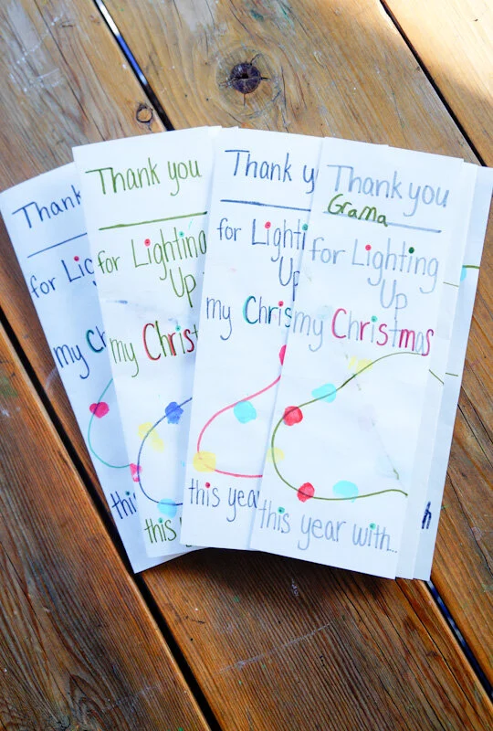 "Lighting Up My Christmas" Thank You Cards — All About Hope