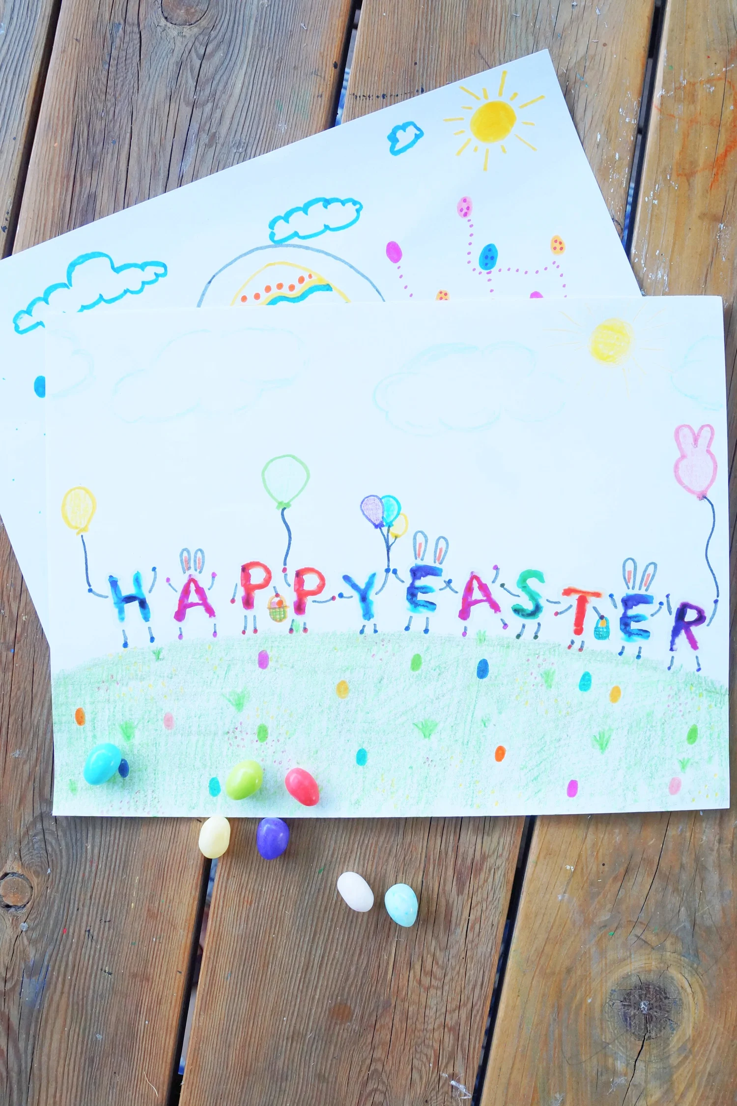 HAPPY EASTER Letters Parade — All About Hope