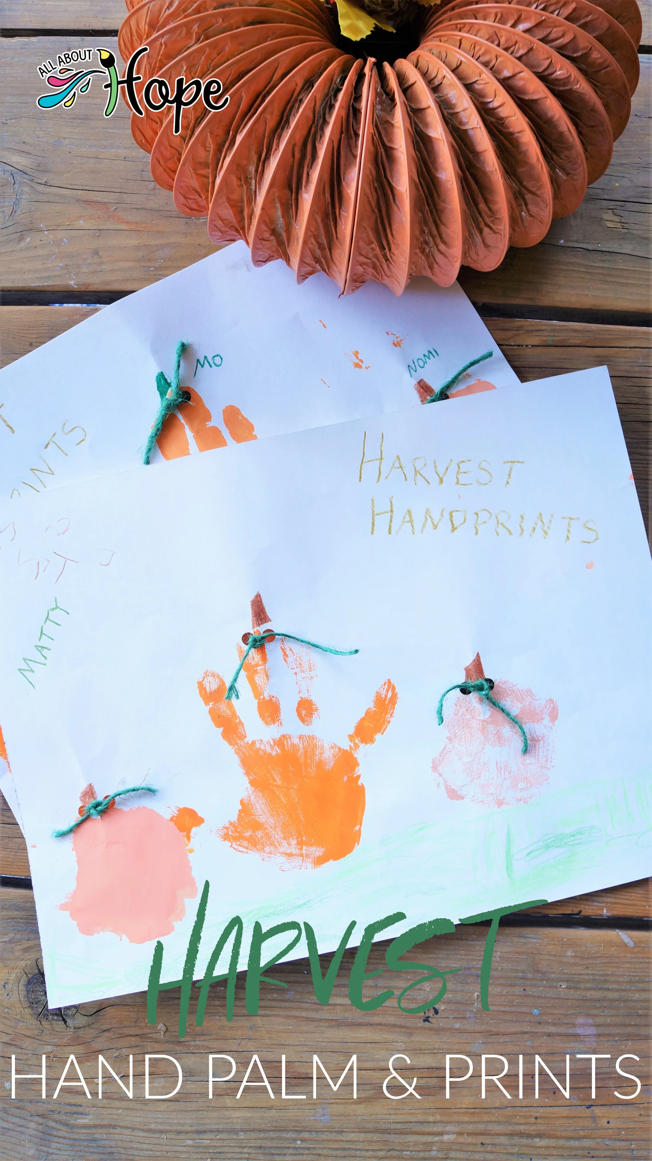 Harvest Handprints — All About Hope