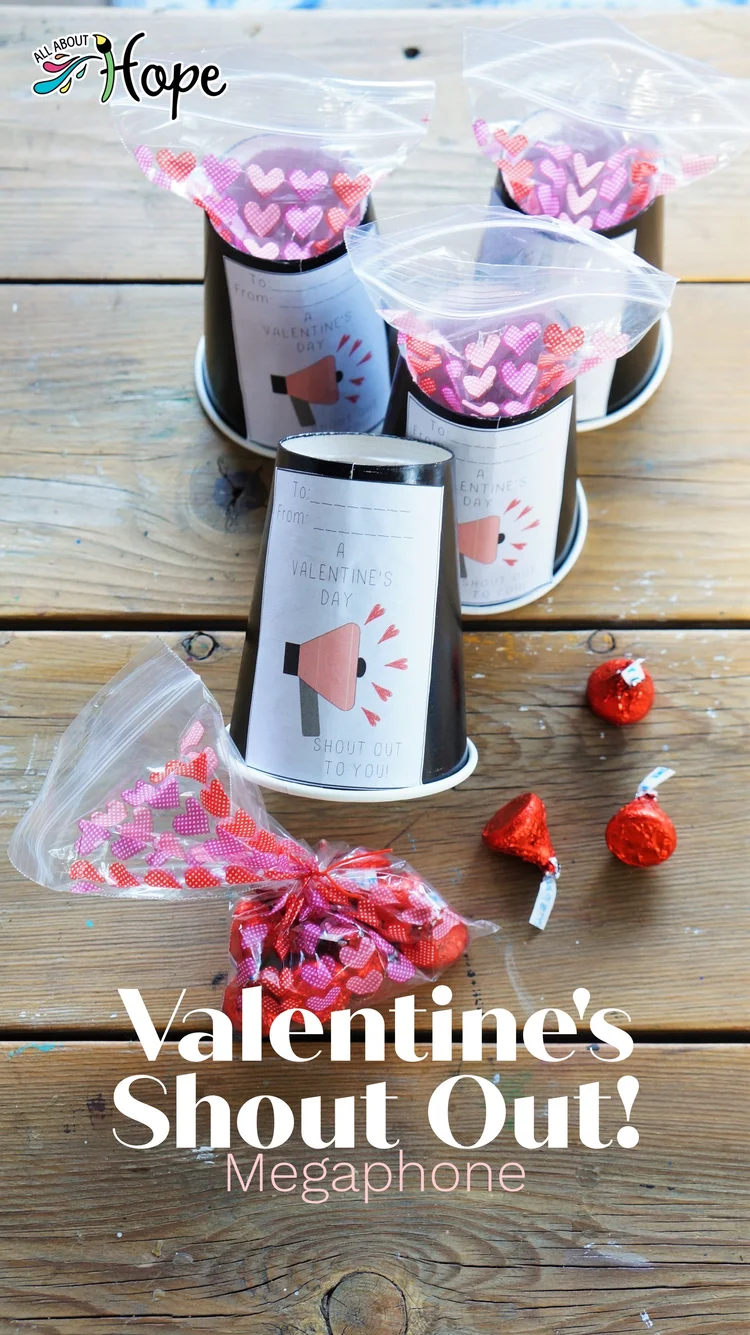 Valentine's "Shout Out" Megaphone — All About Hope