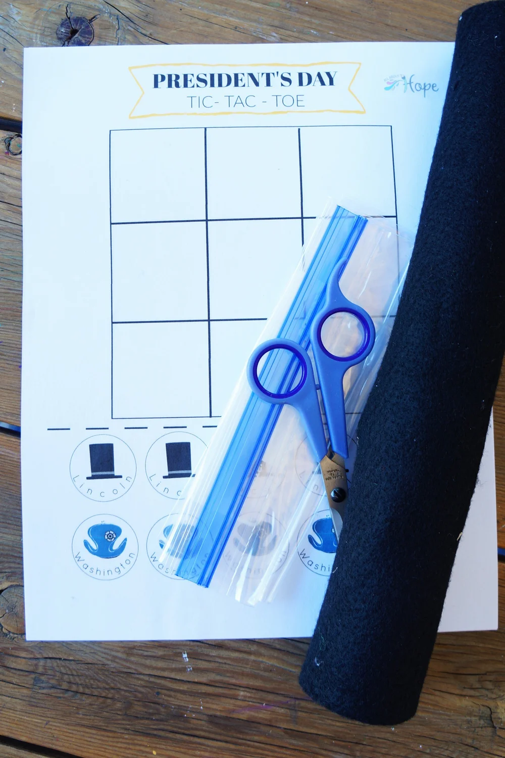 President's Day Tic-Tac-Toe — All About Hope