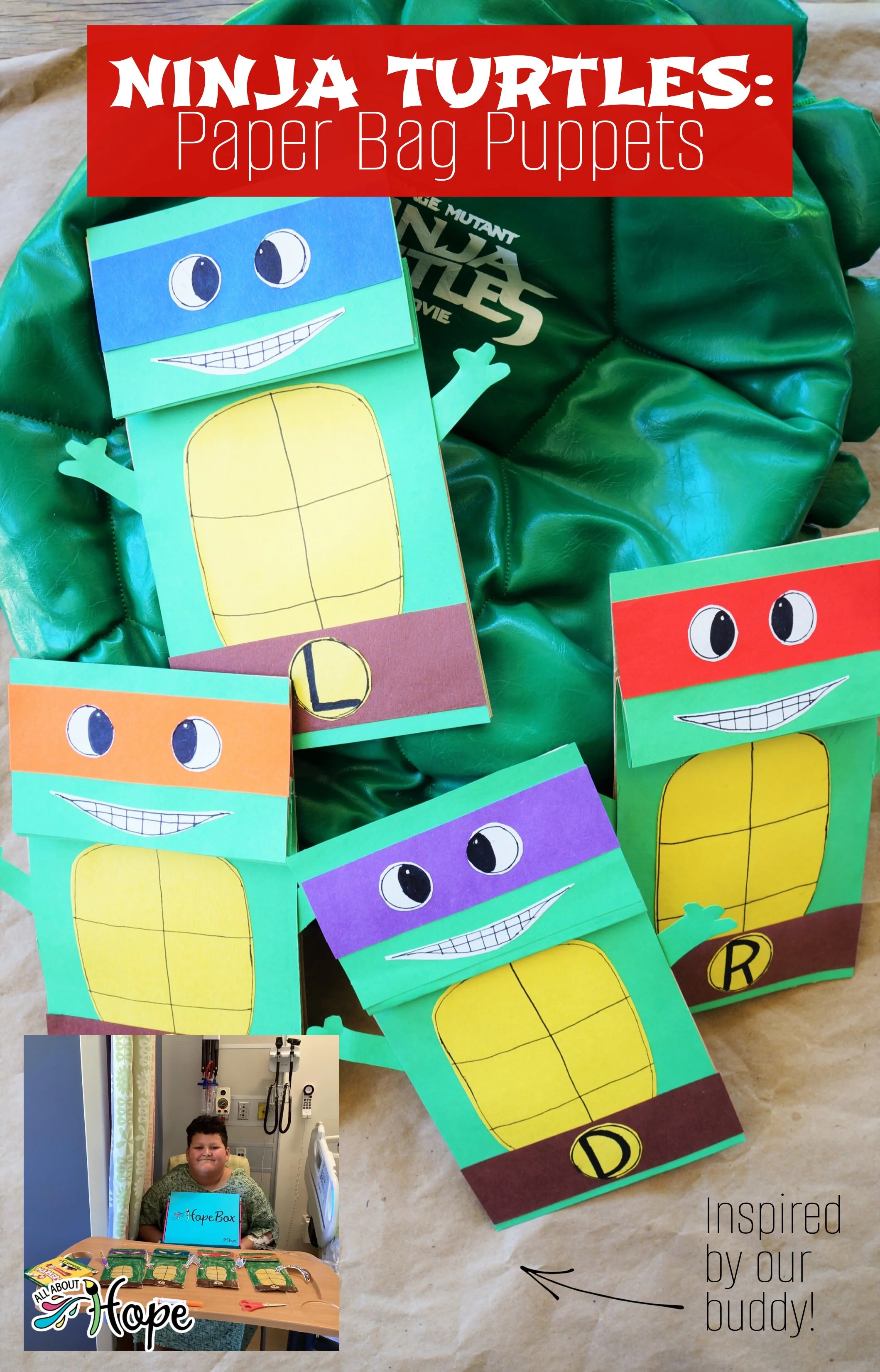 NINJA TURTLES: Paper Bag Puppets — All About Hope