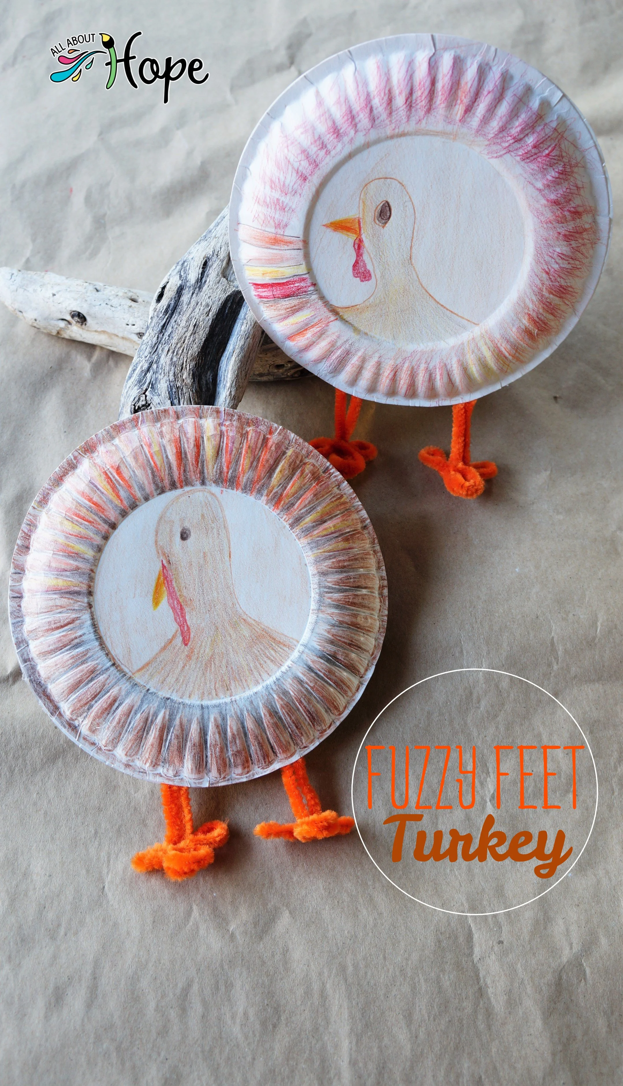 Fuzzy Feet Turkey — All About Hope