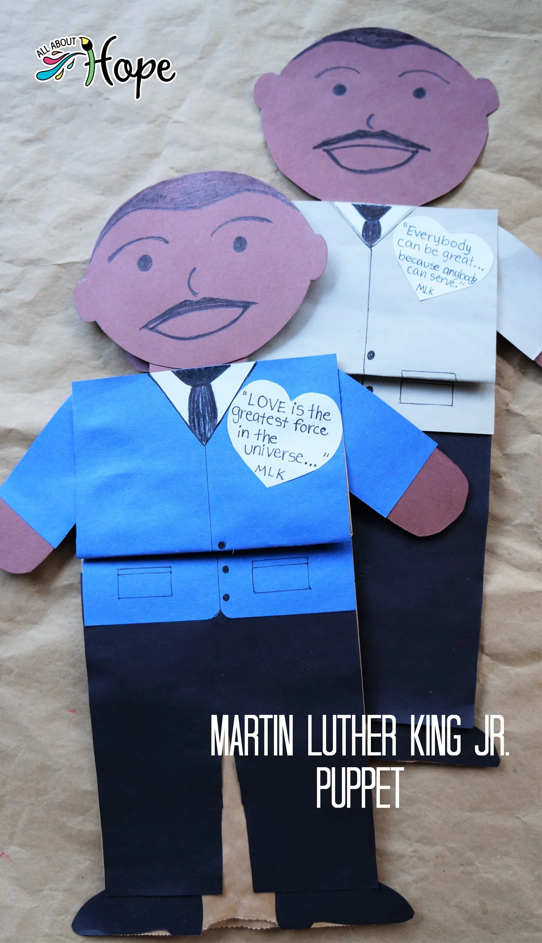 Martin Luther King Jr. Puppet — All About Hope