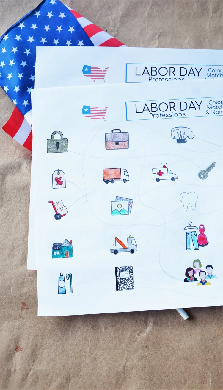 LABOR DAY Activity Sheet — All About Hope