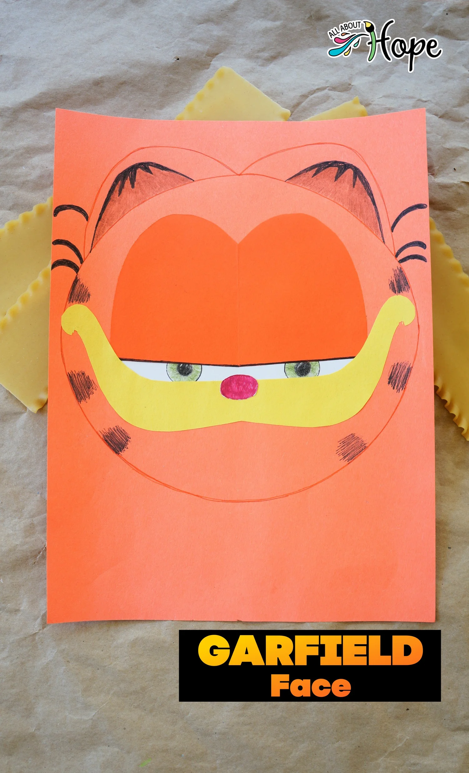 GARFIELD FACE — All About Hope