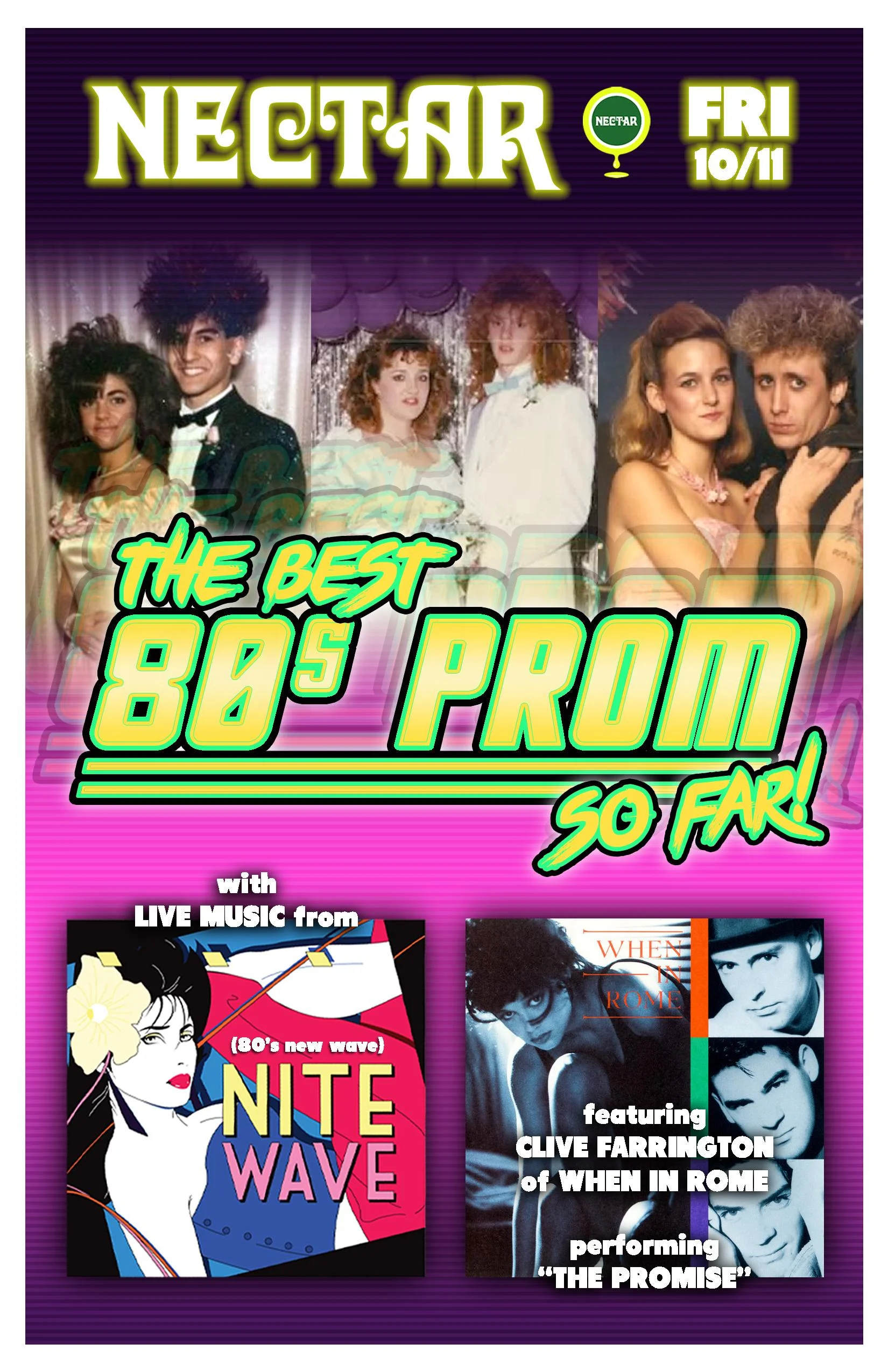 Best 80s PROM Ever w/ Clive Farrington of When in Rome — Nite Wave