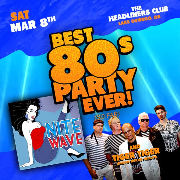Tour Dates — Nite Wave - Live 80s New Wave Tribute Cover Band Seattle