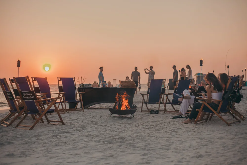 Beach Party Bonfire
