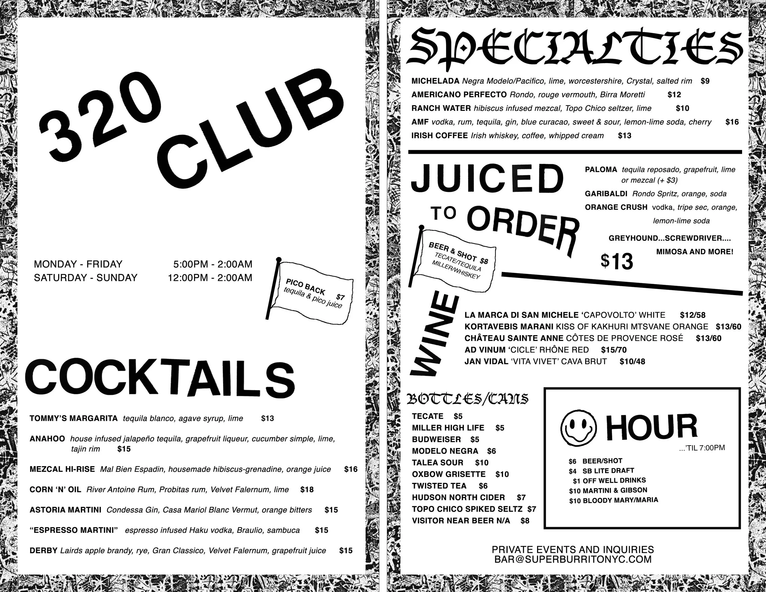 320 Club at Super Burrito Williamsburg — Super Burrito