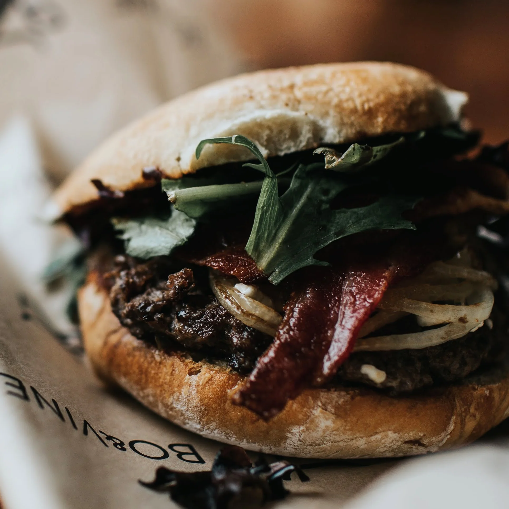 Visual Menu — Bo & Vine Burger Bar