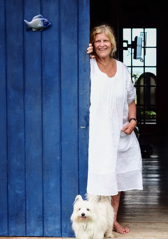 ARTIST - Jan Farara at her home in Antigua — Jennie Ritchie