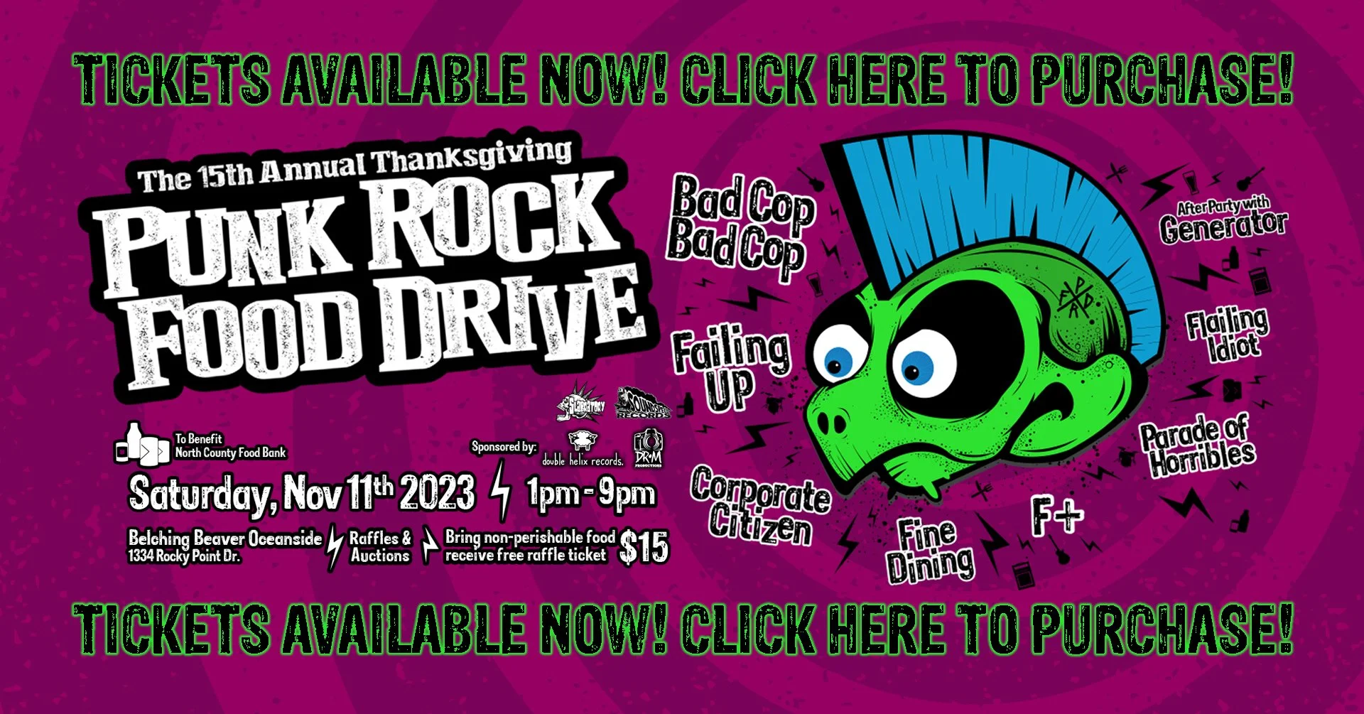 Punk Rock Food Drive