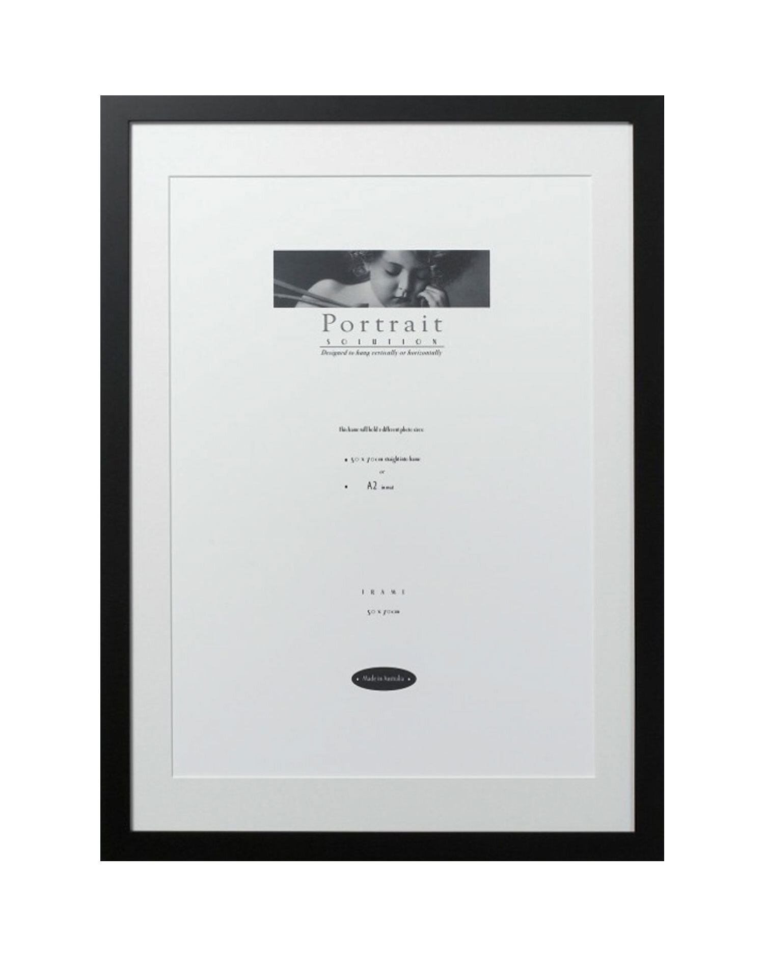A2 Portrait Solutions Frame Mat Frames Readymade