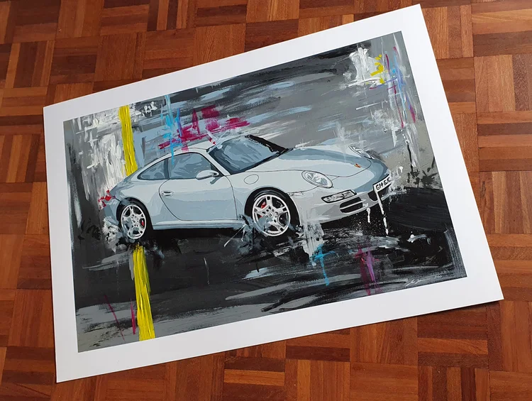 Porsche 911 Carrera 3.0 RSR Martini Racing - Limited Edition Print ...