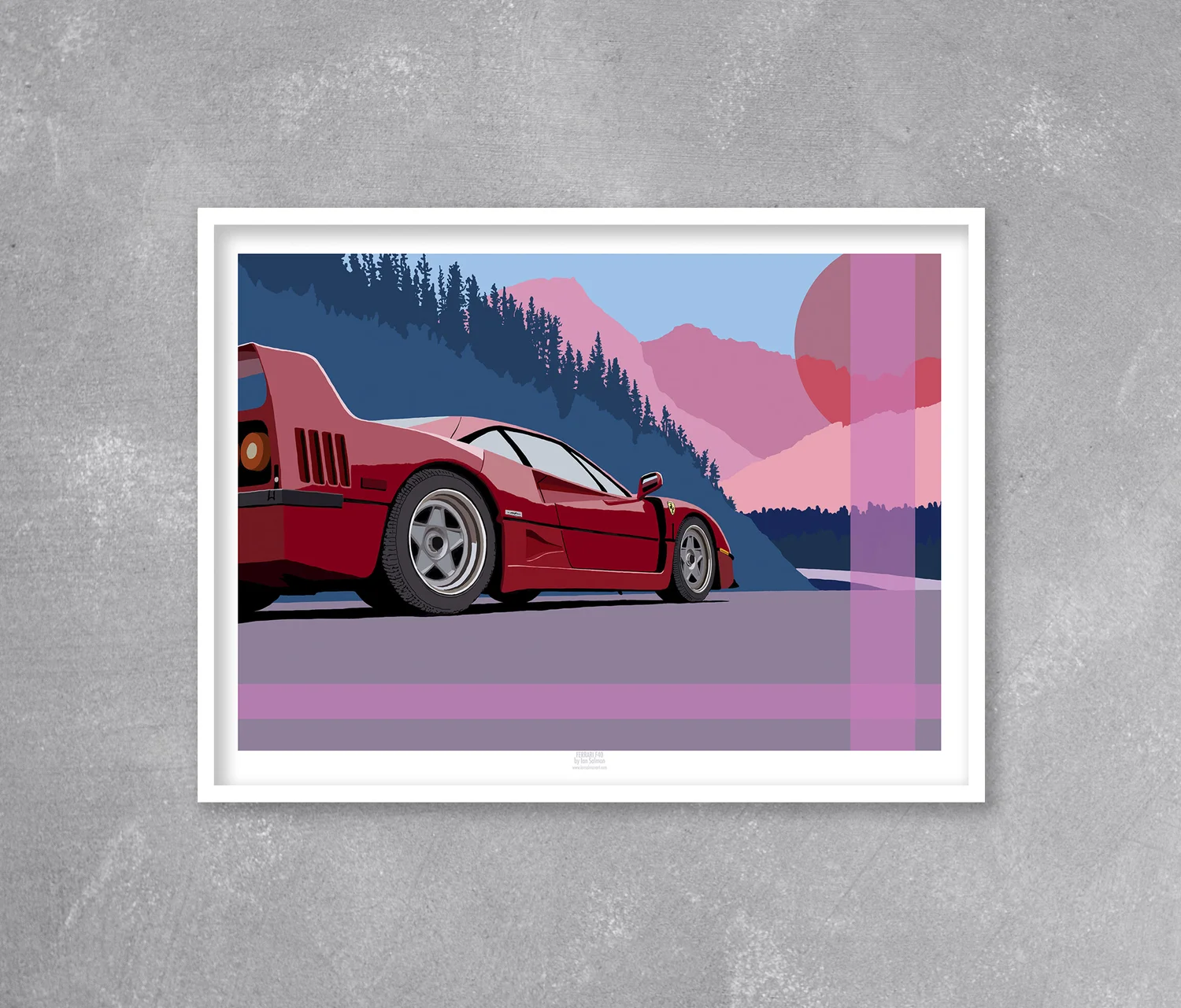 57 Chevy - Limited edition print. 1957 Chevrolet print, American Muscle ...