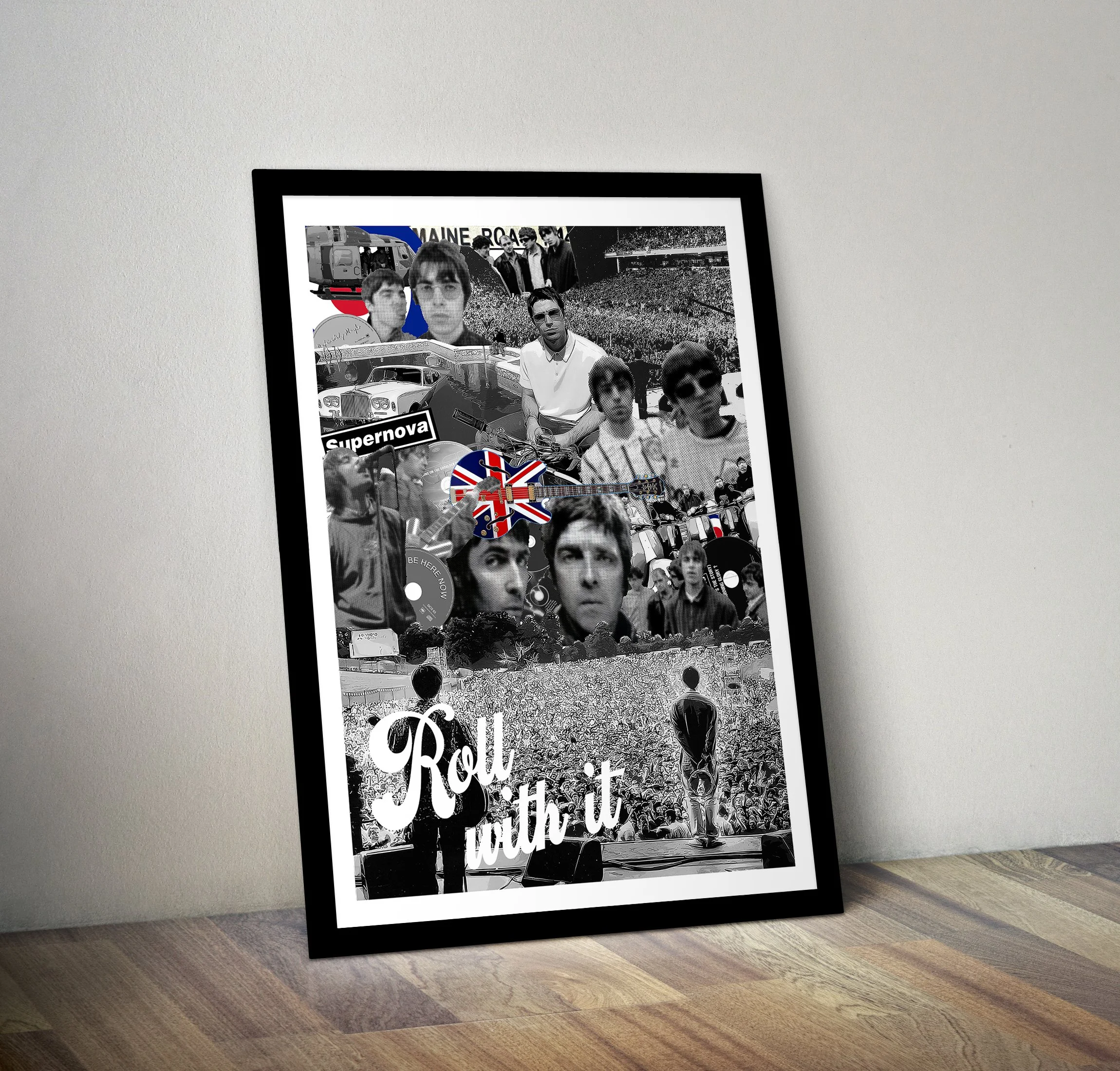 Oasis History - Limited Edition print. Oasis wall art, Oasis poster ...