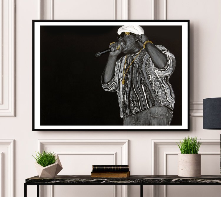 Biggie Smalls - Limited Edition print. Notorious BIG print, Hip Hop ...